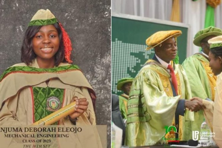 Historic Achievement at Landmark University: Danjuma Deborah Ele-Ojo Emerges as First-Ever 5.0 ...
