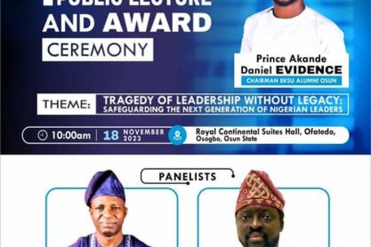 EKSU Alumni Association Osun State to Host Inaugural Public Lecture and ...