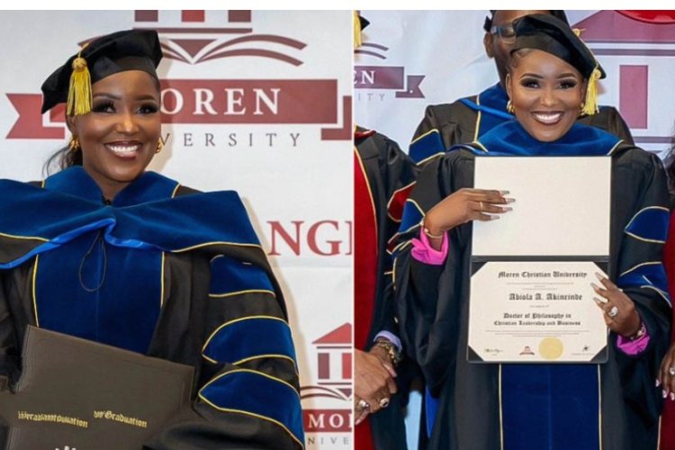 Nollywood Star Biola Adebayo Receives Honorary Doctorate in Business ...