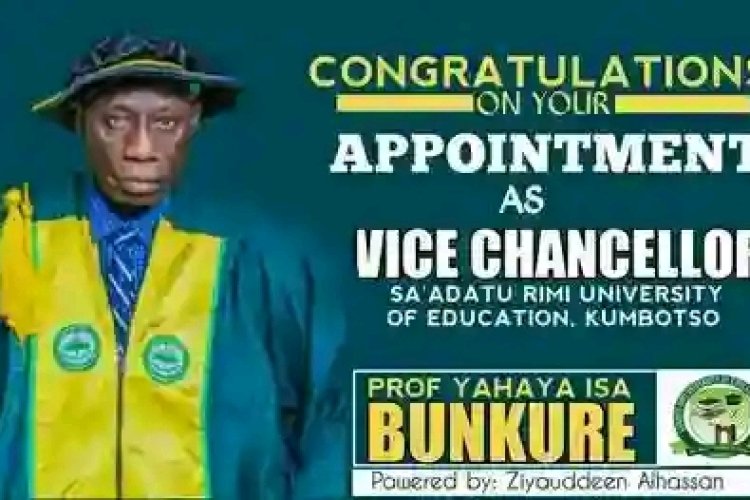 Sa'adatu Rimi University of Education Extends Heartfelt Congratulations ...