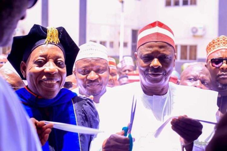 Former Governor Rabi'u Musa Kwankwaso Commissions University Library ...
