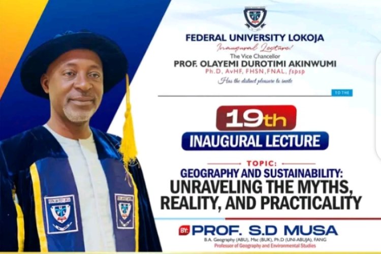 Federal University Lokoja Announces 19th Inaugural Lecture - Myschoolnews