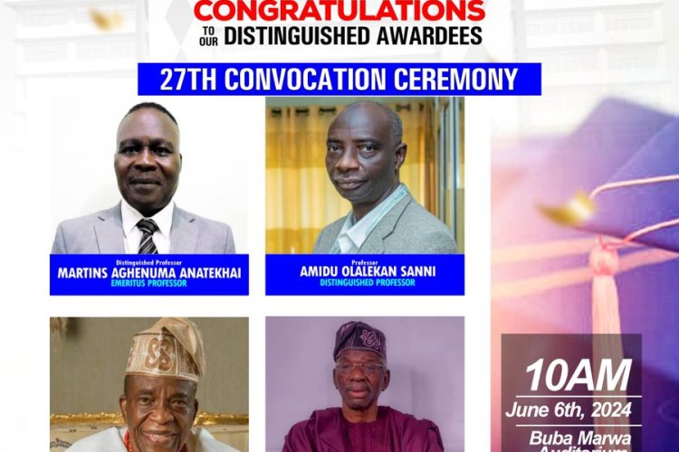 LASU Honors Distinguished Individuals During Convocation Ceremony ...