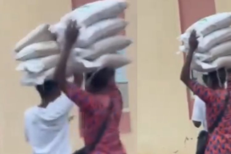 SUG officials Caught on Camera Allegedly Diverting Bags of Rice ...