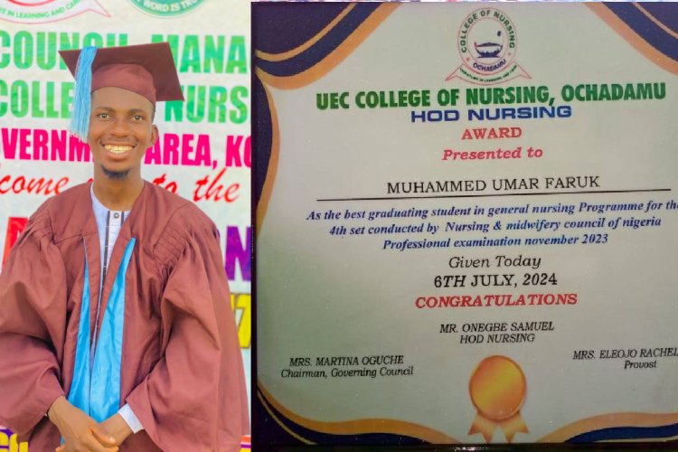 Muhammed Umar Faruk Receives Top Honors as Best Graduating Nursing ...