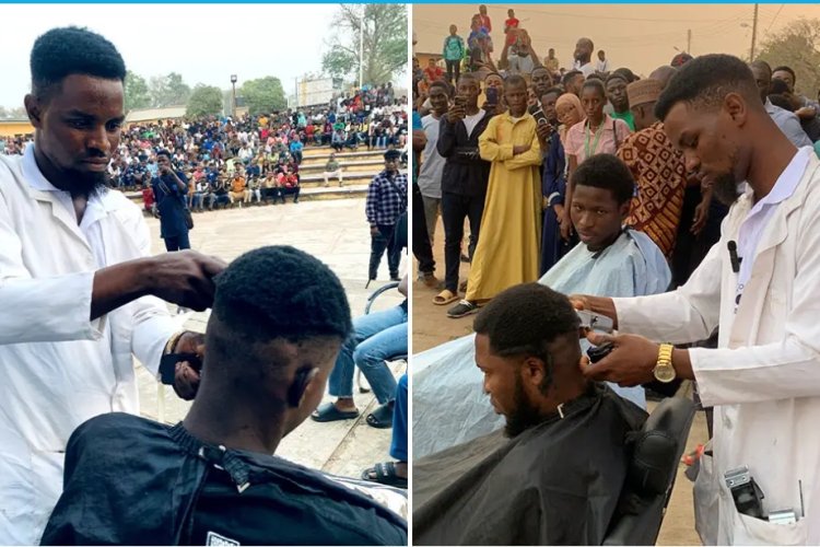 Nigerian Barber Sets Guinness World Record for Fastest Skin Fade ...