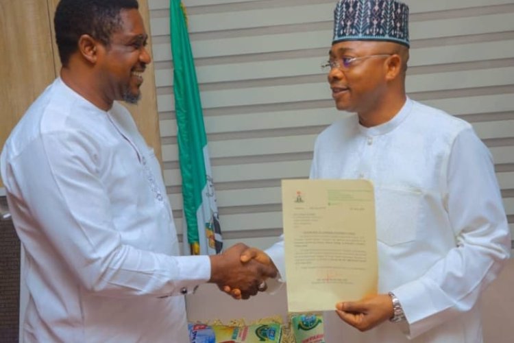 New FCE Pankshin Chairman, Hon. Funsho Olumoko, Presents Engagement ...