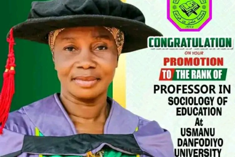 UDUS Promotes Dr. Halima Sarkin Fada to Professor of Sociology of ...