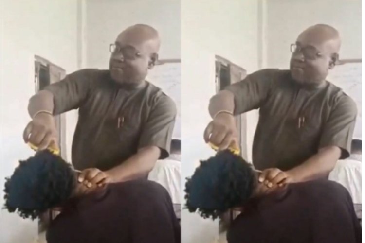Outrage Erupts Over Nnamdi Azikiwe University Professor Cutting Student ...