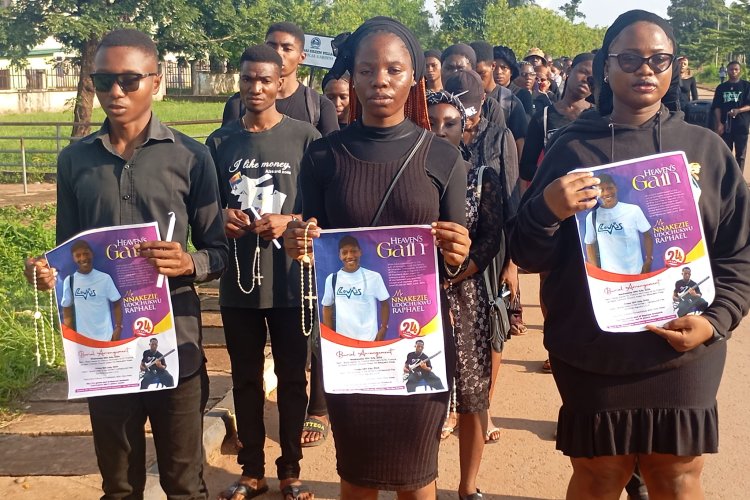 NFCS AE-FUNAI Mourns the Loss of Beloved Member Raphael - Myschoolnews