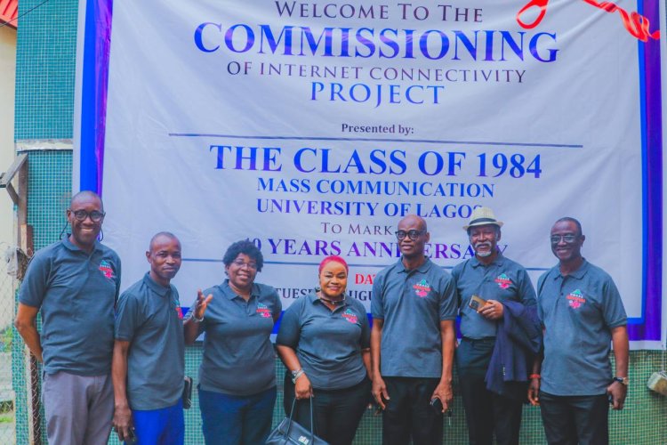1984 Alumni Set Elevates UNILAG Mass Communication Department with High ...