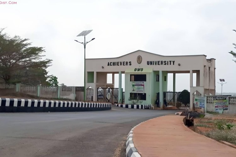 Achievers University Releases Admission List for 2024/2025 Academic ...