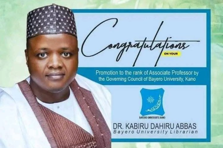 Bayero University Kano Announces Promotion of Dr. Kabiru Dahiru Abbas ...