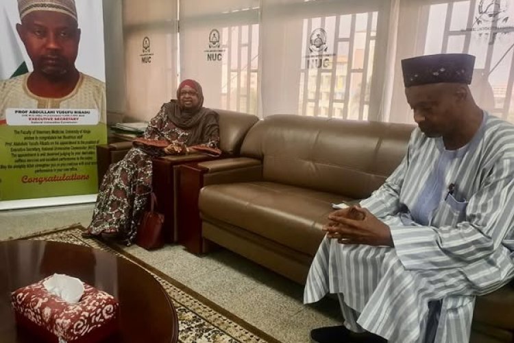 Azman University Delegation Congratulates NUC Executive Secretary Prof ...