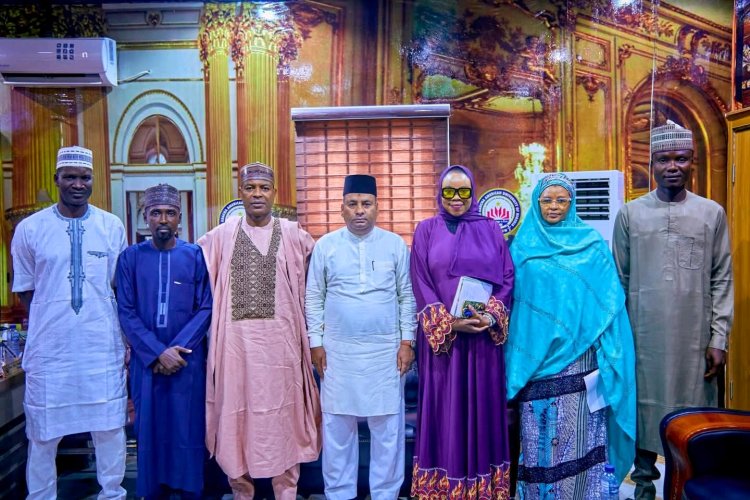Aminu Magashi Garba Foundation paid a courtesy visit to Maryam Abacha ...