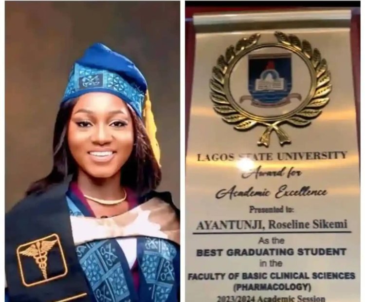 Roseline Ayantunji Emerges as Best Graduating Student at LASU - Myschoolnews