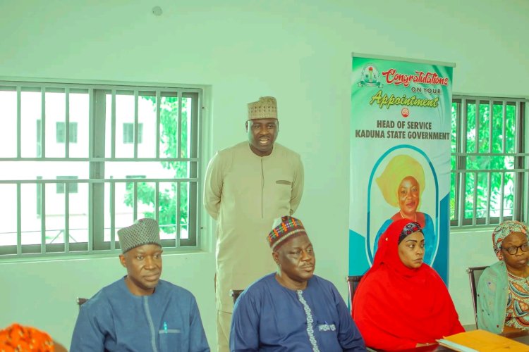 KASU Management Pays Courtesy Visit to Kaduna State Head of Service ...