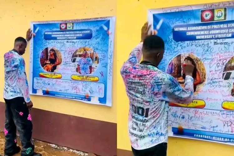 COOU Graduate Pays Tribute to Late Final-Year Coursemates During Sign ...