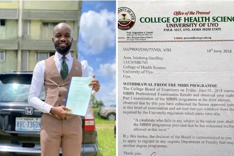 From Medical School Setback to Academic Triumph, Ama Iniobong Geoffrey ...
