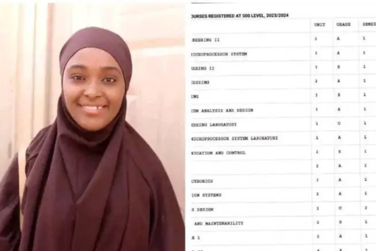 UDUS Graduate Khadijah Bashir Achieves Academic Excellence with First ...