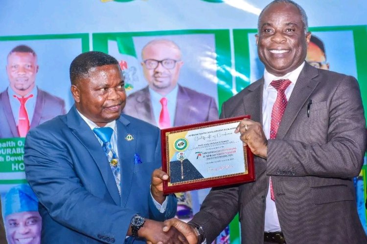 Prof. Jesse Otegbayo, CMD of UCH Ibadan, Receives Meritorious Award at African Youth Development ...