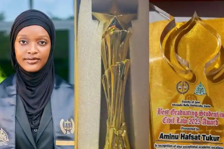 Aminu Tukur Hafsat Makes History as the Best Graduating Student of the ...