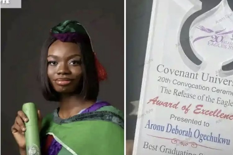 Aronu Deborah Ogechukwu Shines at Covenant University, Named Best ...