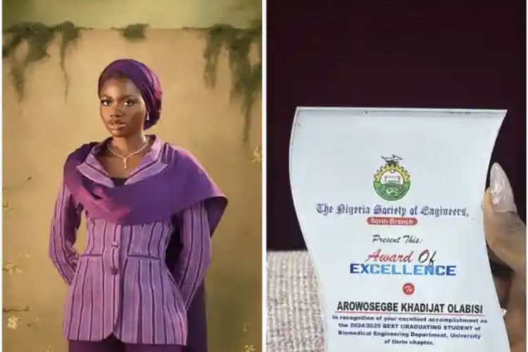 Khadijah Emerges Best Graduating Student in Biomedical Engineering with ...